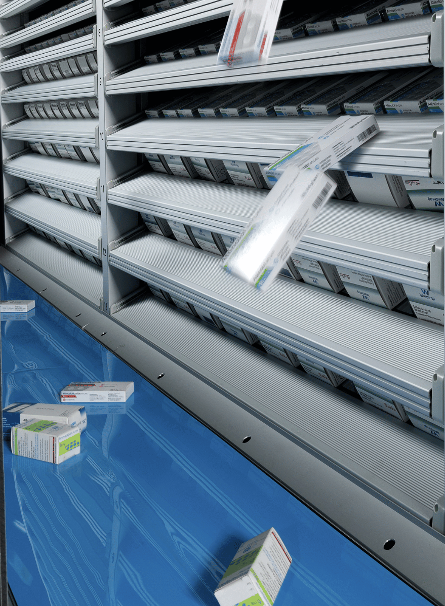 La solution robotisée pour une pharmacie ; l’automate APOTEKA – Mekapharm